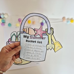 My Summer Bucket List Printable End of the Year Activity Worksheet ...