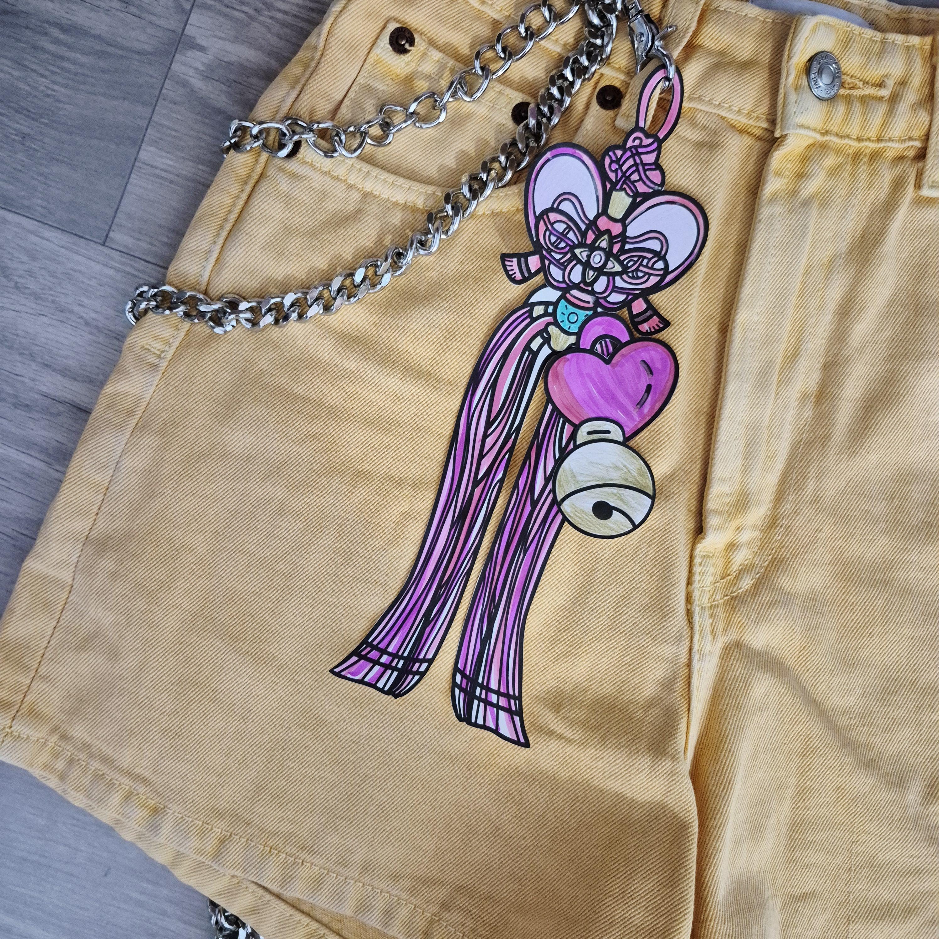 Printable K-pop Tassel Charm (norigae) Coloring DIY Craft, K Pop ...