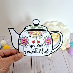 Printable Teapot Craft Kids Mom Gift Idea Mother’s Day Tea Bag Holder ...