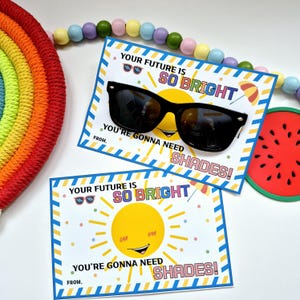 Your Future is so Bright End of the Year Sunglasses Gift Tags Printable ...