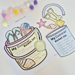 My Summer Bucket List Printable End of the Year Activity Worksheet ...