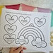God’s Promise Rainbow Mobile Craft Printable Christian Coloring ...