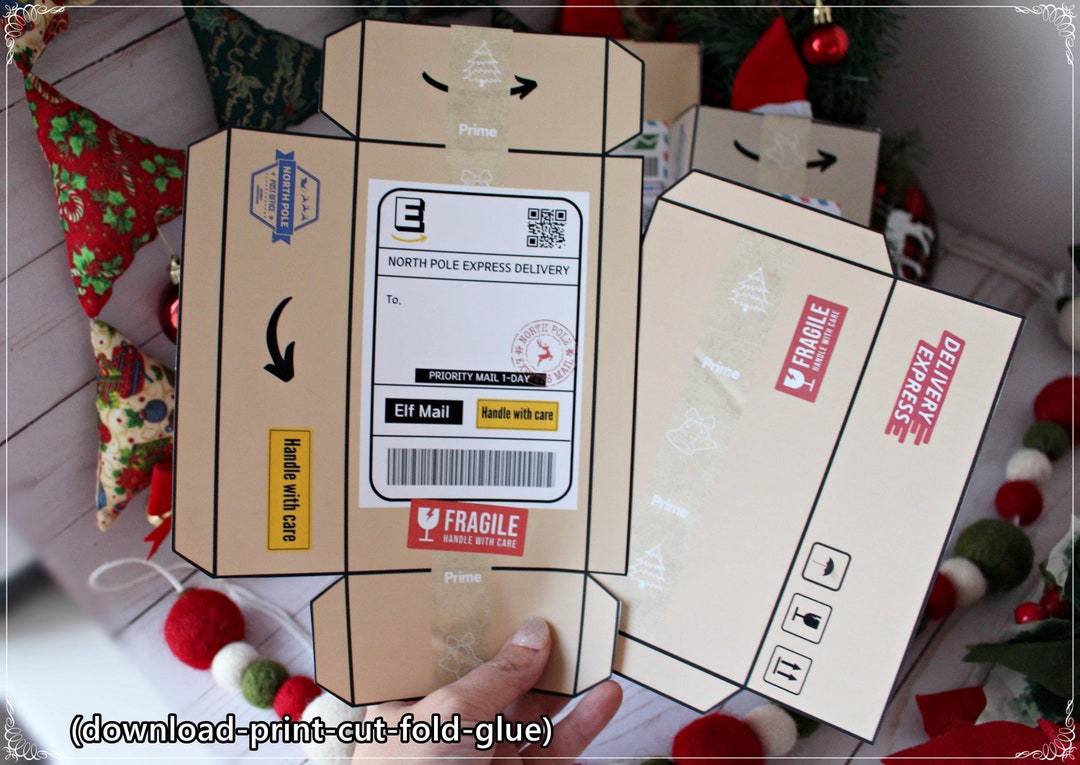 Welcome Elf Boxes Elfazon Boxes Elf Arrival Prop Idea, Elf Shipping ...