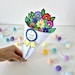 Printable Teacher Flower Bouquet Craft Best Teacher Ever DIY Gift Thank ...