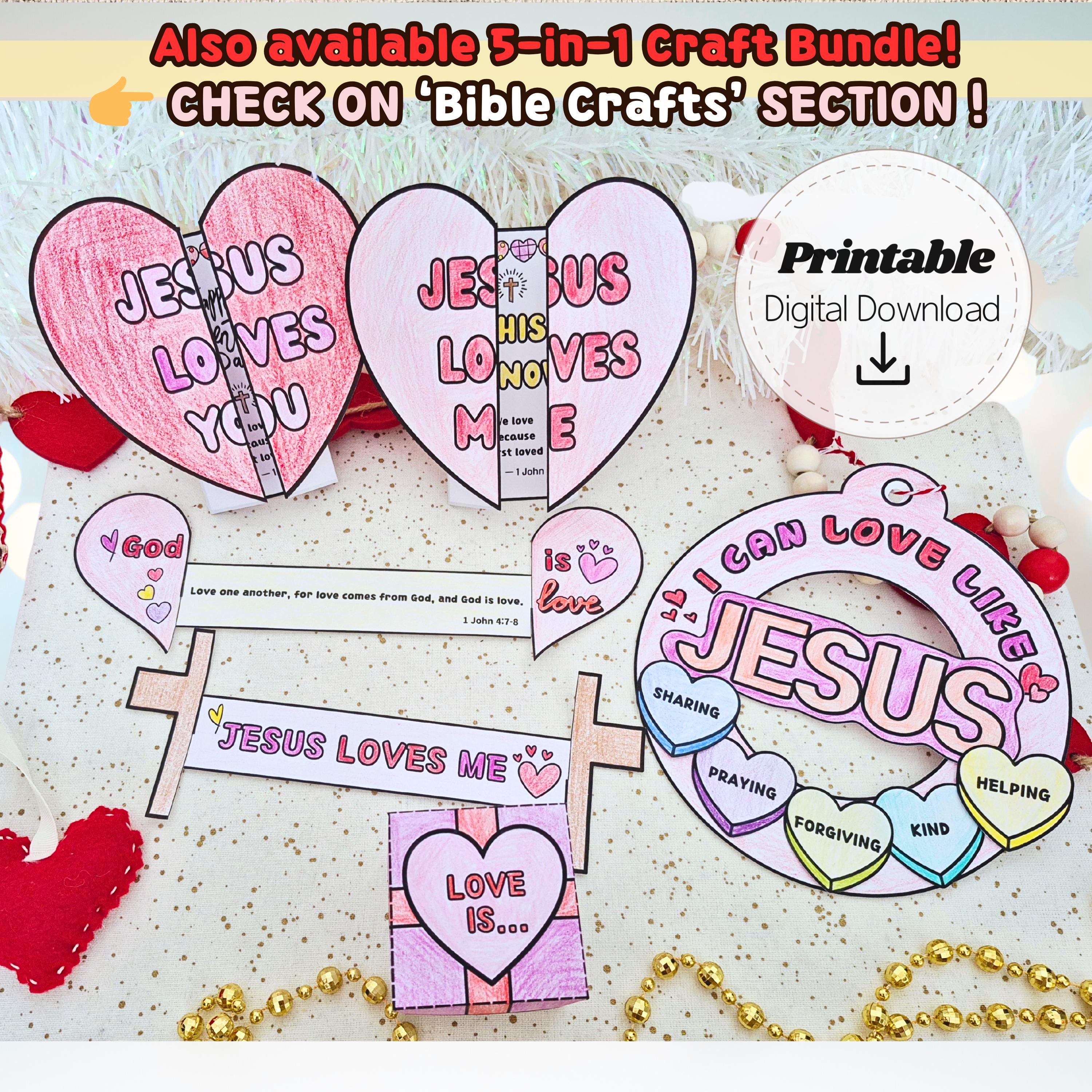 God is Love Coloring Page Printable | Christian Valentine Coloring ...