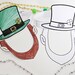 Printable Leprechaun Hat & Beard Mask DIY St. Patrick's Day Kids Craft ...