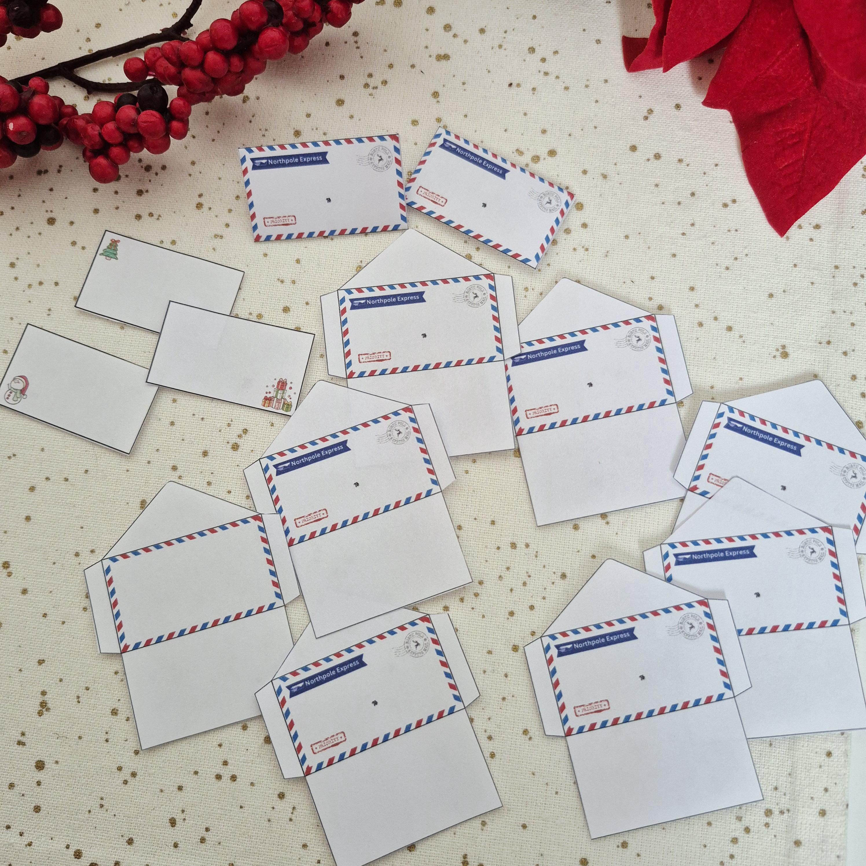 Mini Northpole Envelope Prop Printable | Holiday Paper Letters for Elf ...