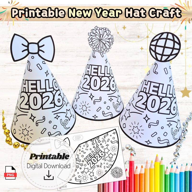 2025 Hats New Year - Etsy