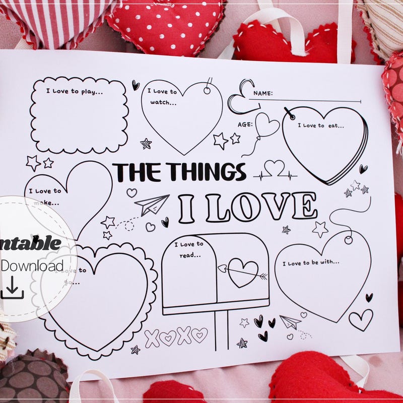 Valentines Things for Class - Etsy