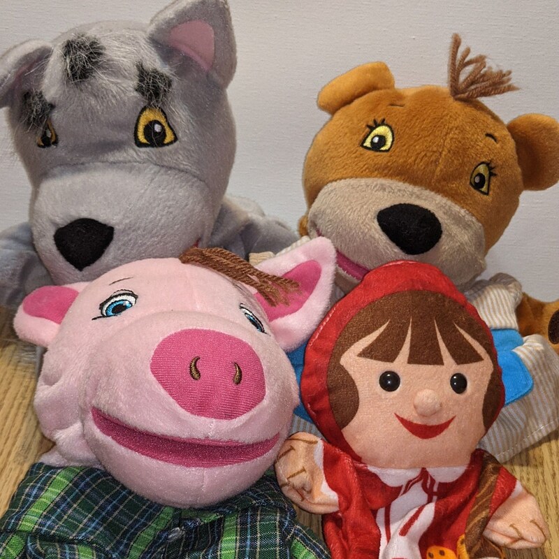 Pig and Wolf Puppets - Etsy