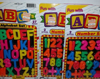 Alphabet magnets | Etsy