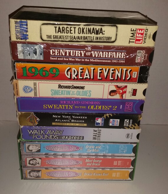 VHS Tapes / Target Okinawa / Century of Warfare/ 69 Great | Etsy