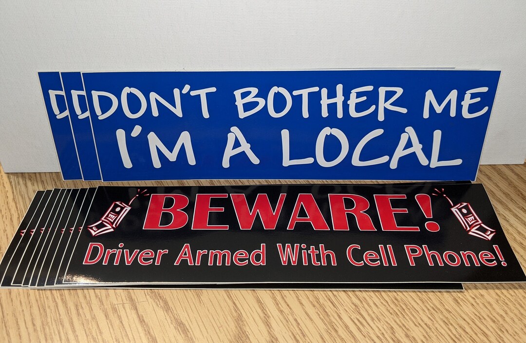 Rare 80s Vintage Bumper Stickers / Bumper Sticker / Automobile / Decals ...