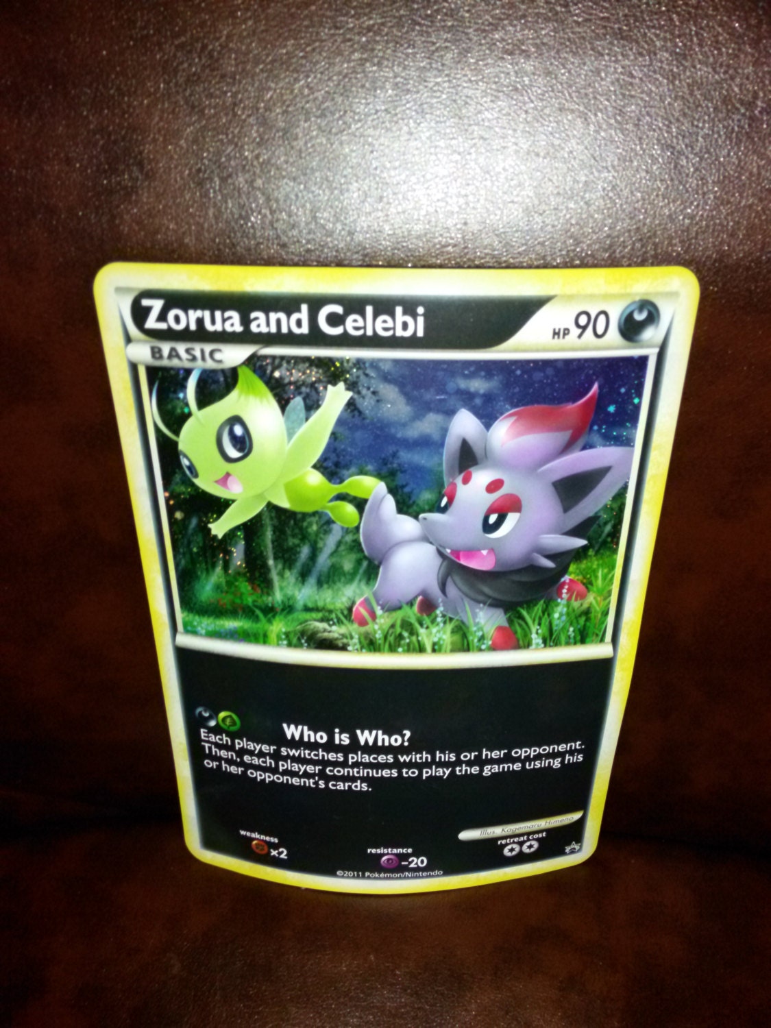 Zorua And Celebi Card