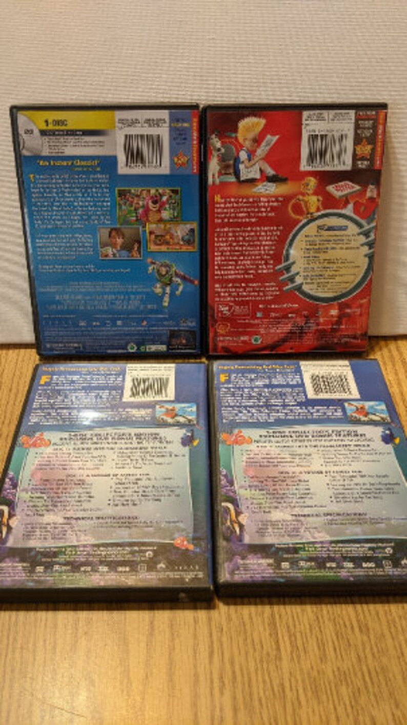 Disney Movies Disney Dvds Finding Nemo Monsters Inc Etsy