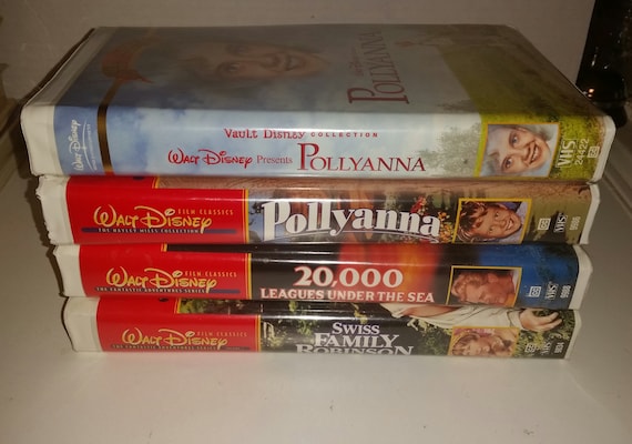 Disney VHS Tapes / Pollyanna / 20000 Leagues Under the Sea / - Etsy