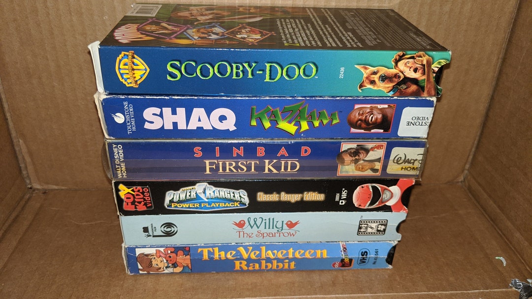 VHS Tapes / VHS / Shaq / Kazaam / Sinbad / First Kid / Scooby Doo ...