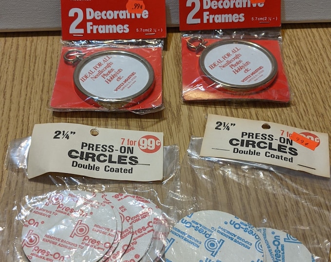 Westex Decorative Frames / Press on Circles / Mini Frames / Needlepoint ...