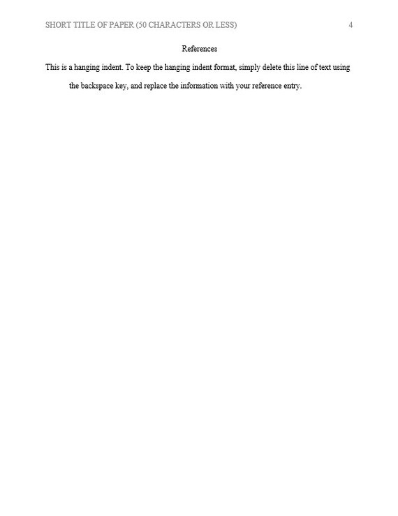 6th Ed Apa Style Paper