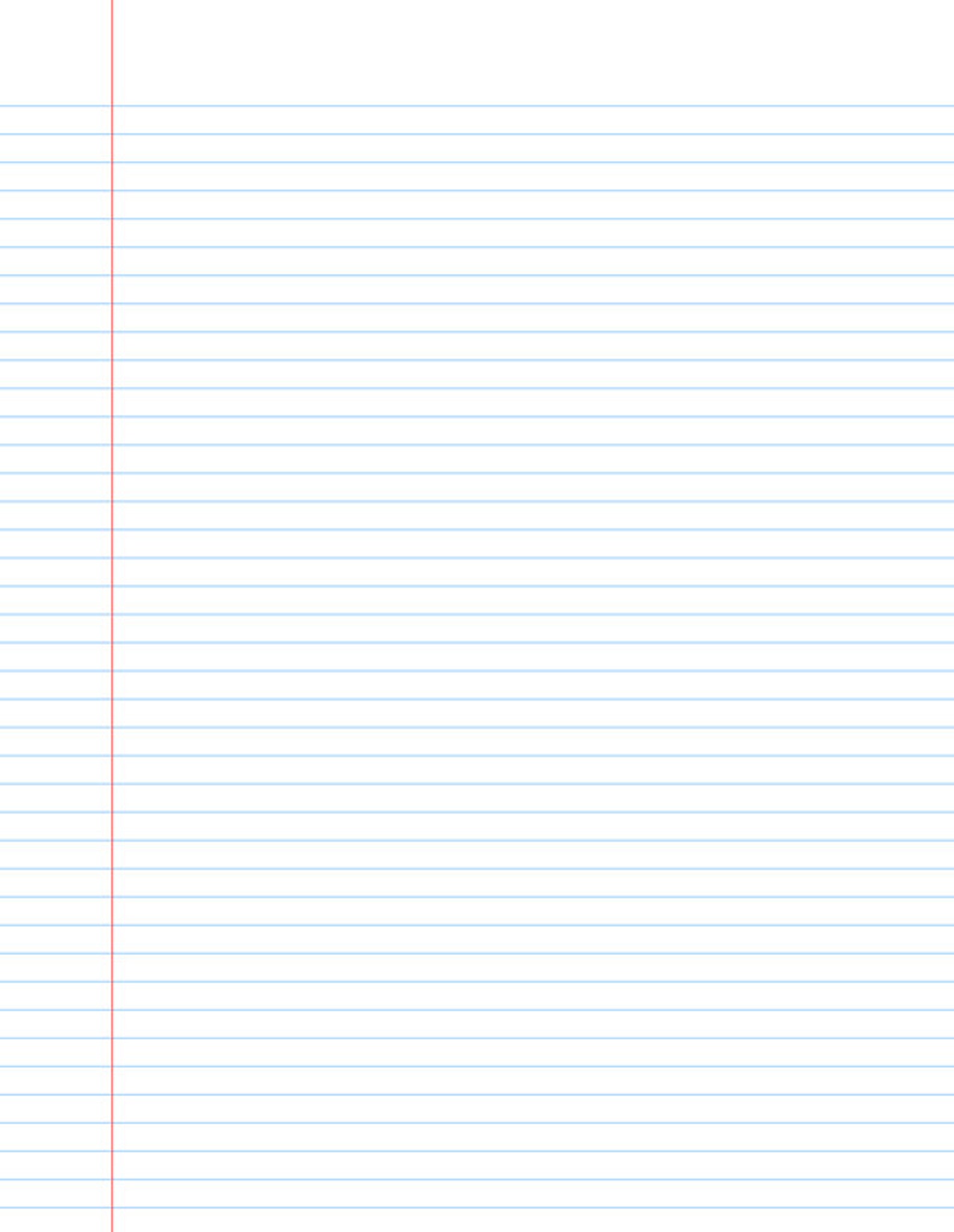 Notebook Paper Template / Wide Ruled / College Ruled / Notebook Paper ...