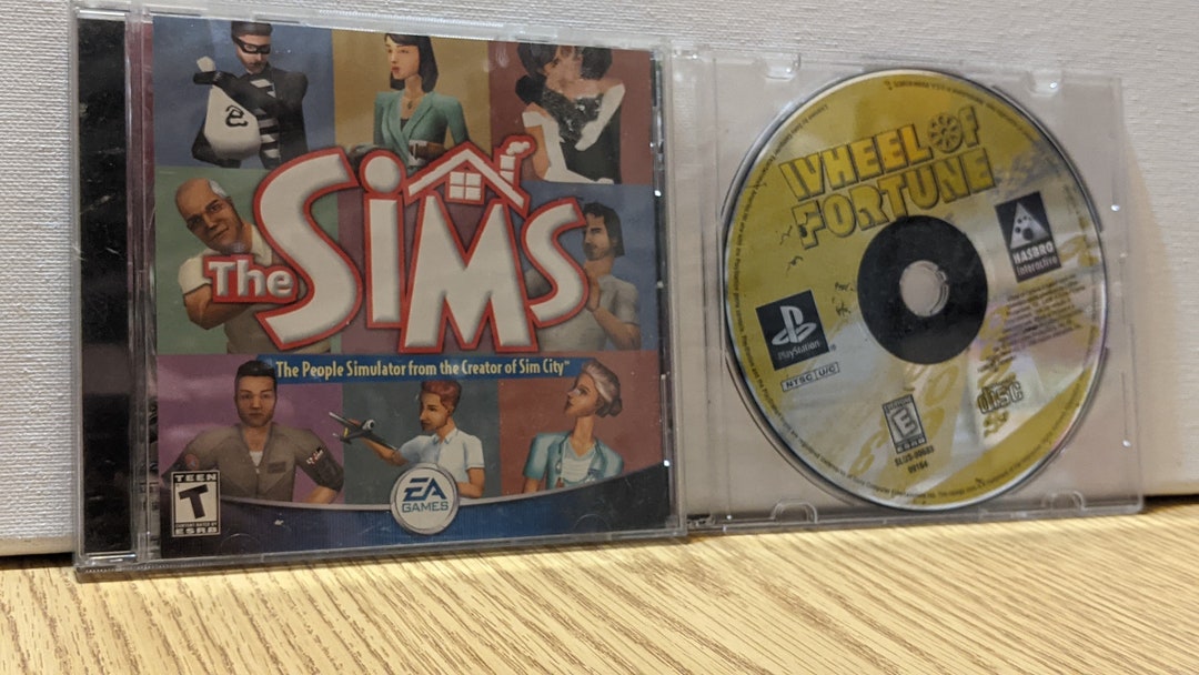 PS1 / PC Game / Playstation One / Playstation / Wheel of Fortune / Sims ...