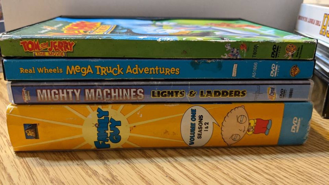 Family Guy / Mighty Machines / Mega Truck Adventures / Tom & Jerry the ...