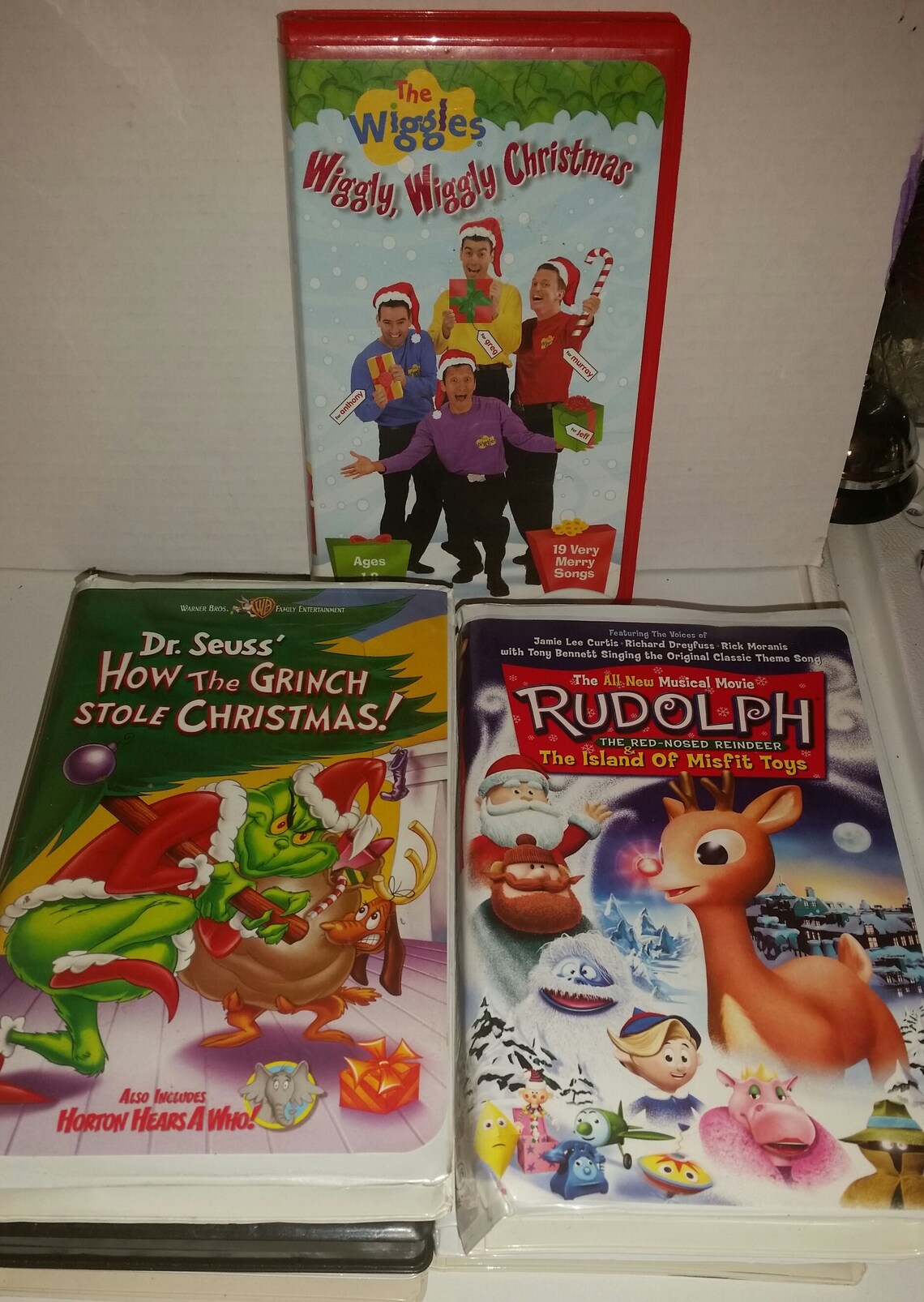 Christmas VHS Tapes / Legend of Candy Cane / Rudolph / Santa Who ...