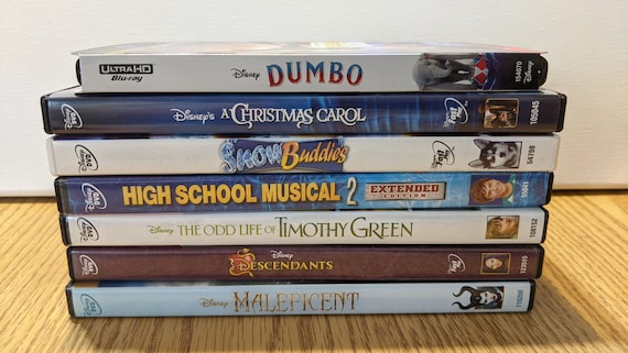 Disney Movies / Disney Dvds / Dumbo / A Christmas Carol / Snow - Etsy