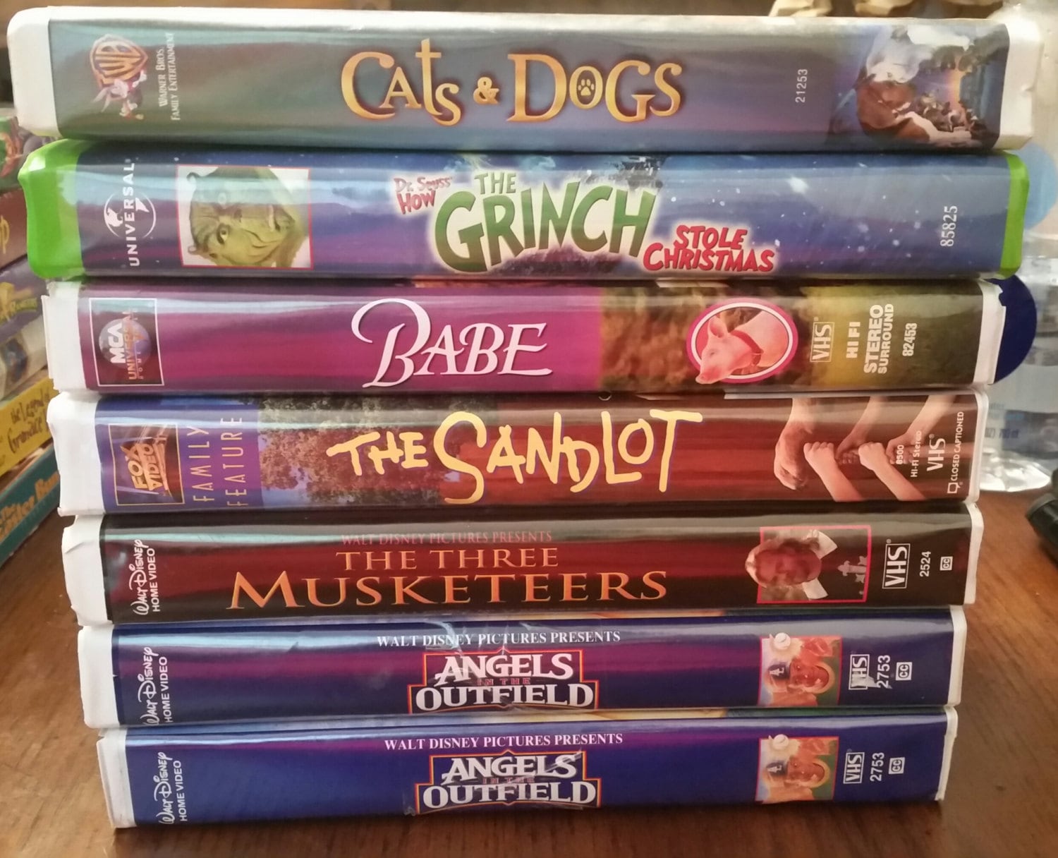 Disney Classics VHS Movies / VHS Tapes/Cats and Dogs/Babe/How | Etsy
