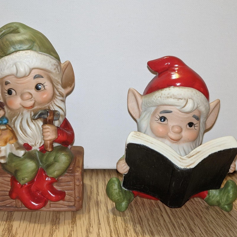 Homco Elves - Etsy