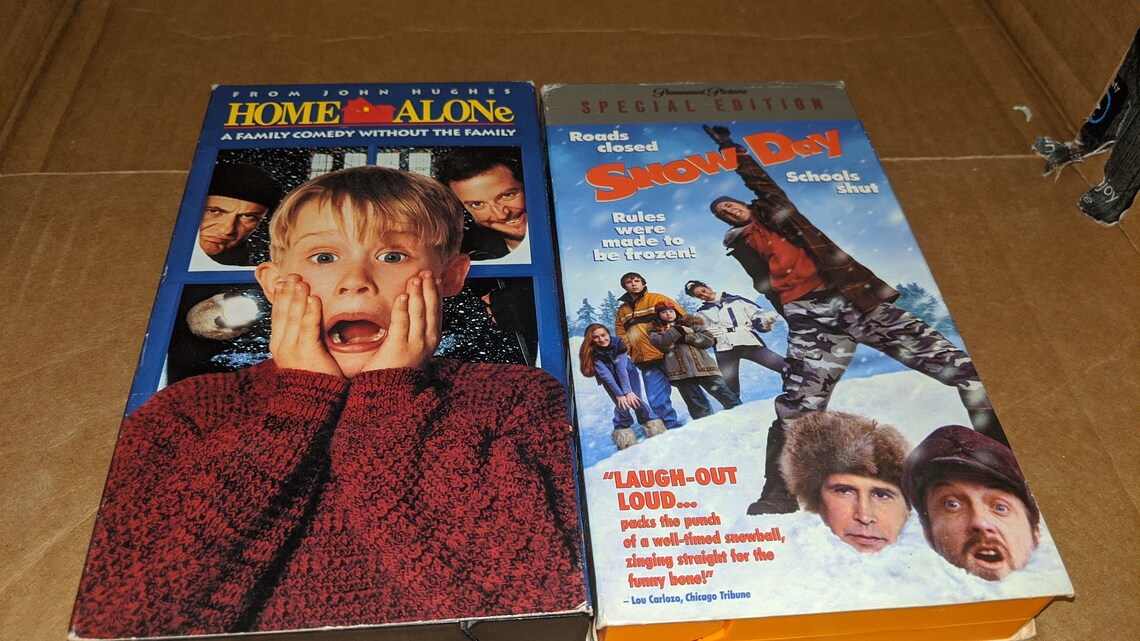 VHS Tapes / VHS Movies / Snow Day / Home Alone / Nick and Noel ...