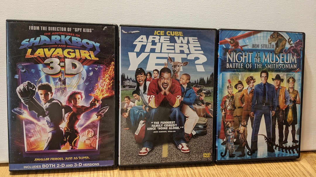 Dvds / Adventures of Sharkboy and Lavagirl 3D / Are We There yet ...