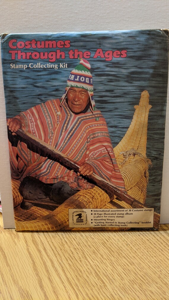 UNOPENED Costumes Through the Ages / Stamp Collecting Kit / | Etsy