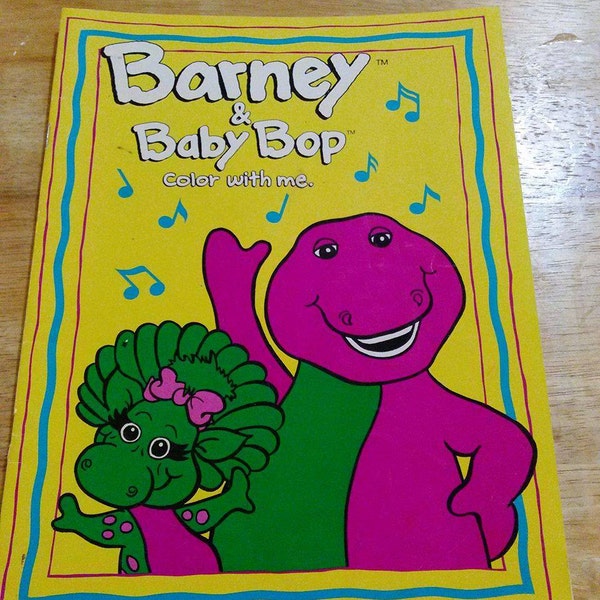 Barney Book - Etsy