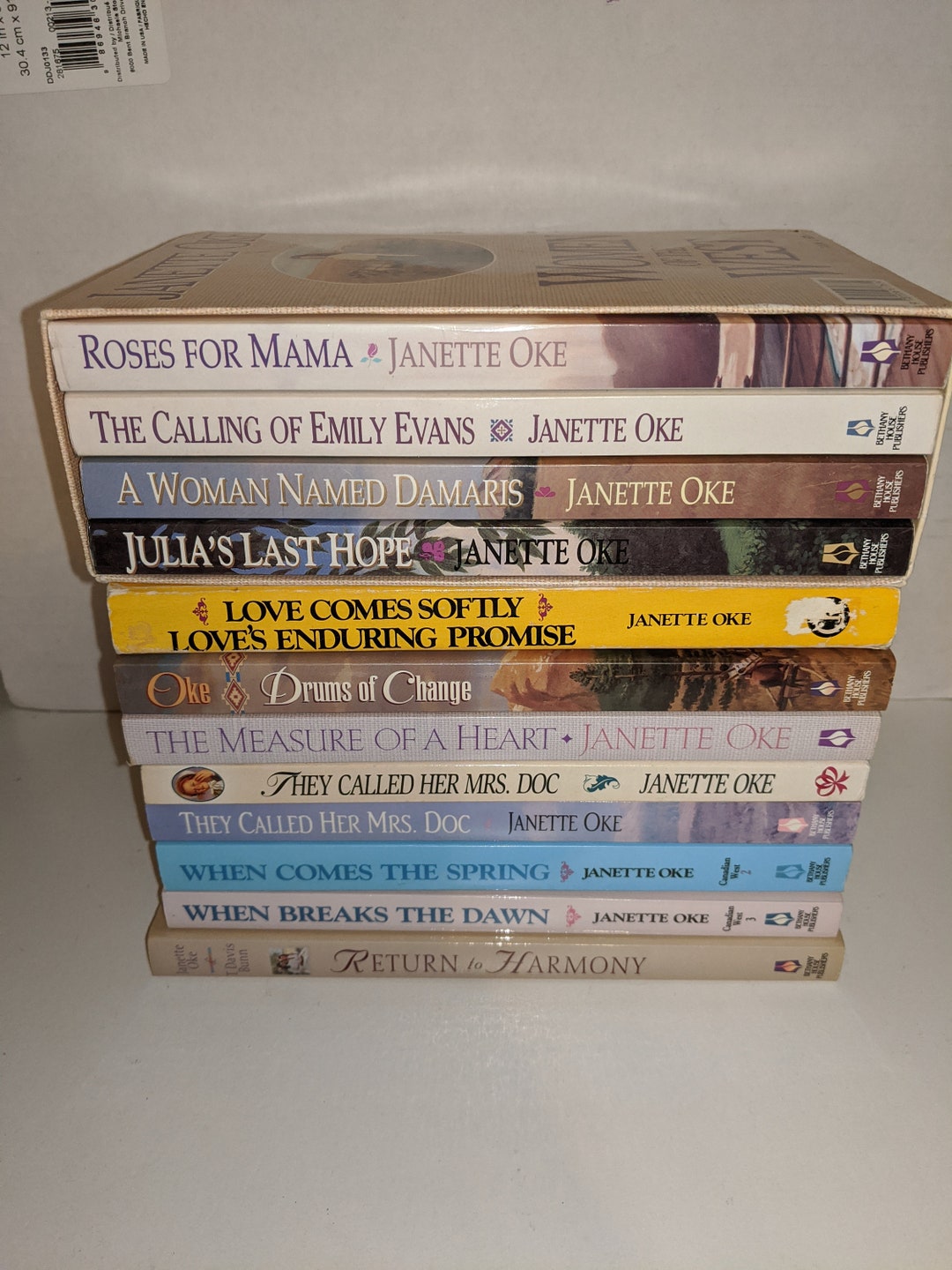 Janette Oke / Women of the West / Measure of a Heart / Love Comes ...