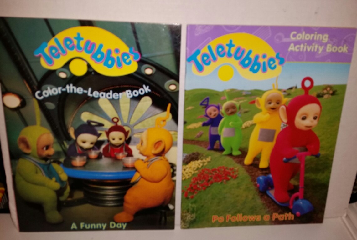 Teletubbies Activity Books / Coloring Books / Activity Books / | Etsy