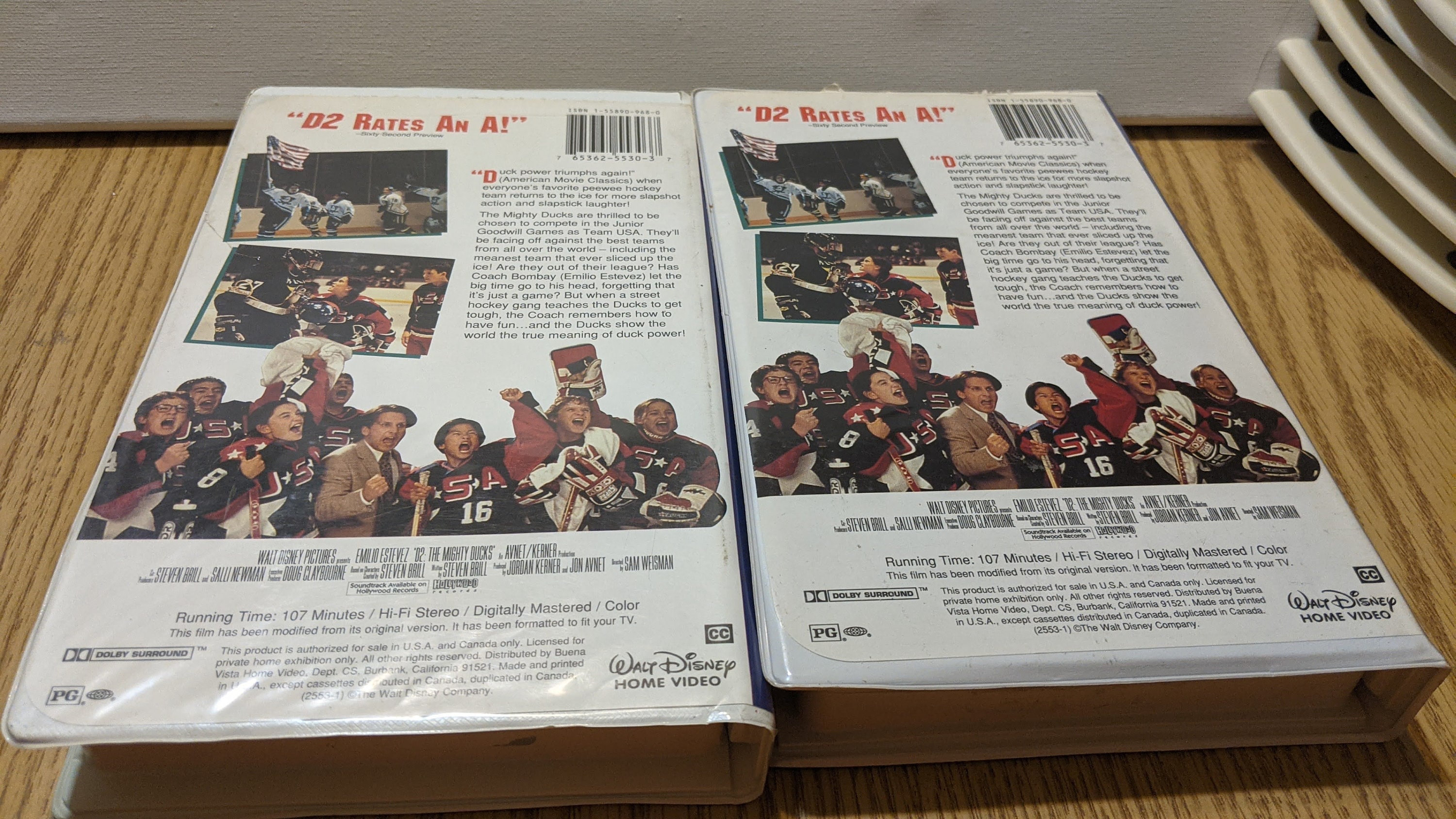 Disney Vhs Tapes / Disney Movies / VHS / D2 Mighty Ducks / Tom - Etsy