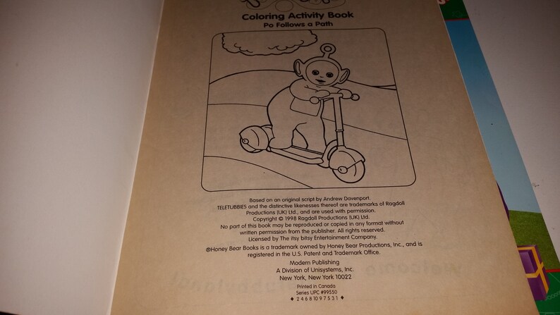 Teletubbies Activity Books / Coloring Books / Activity Books / | Etsy