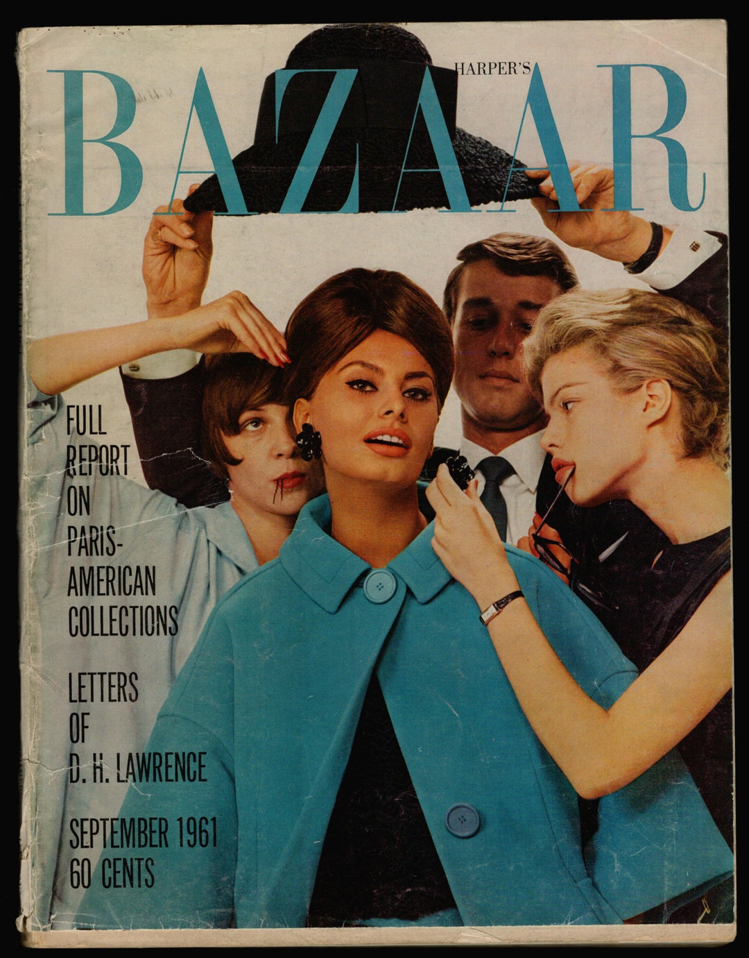 Harper's Bazaar Sept 1961 US American Original Vintage Rare Retro ...