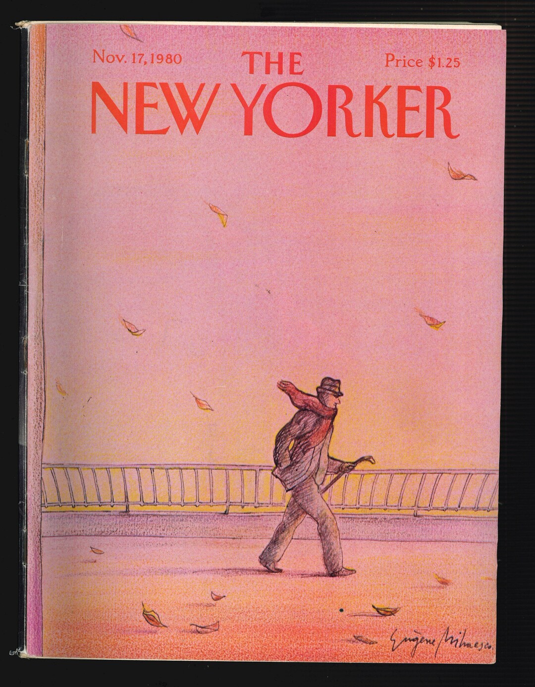 New Yorker Vintage Magazine Nov 17 1980 Walking Windy by Eugene ...