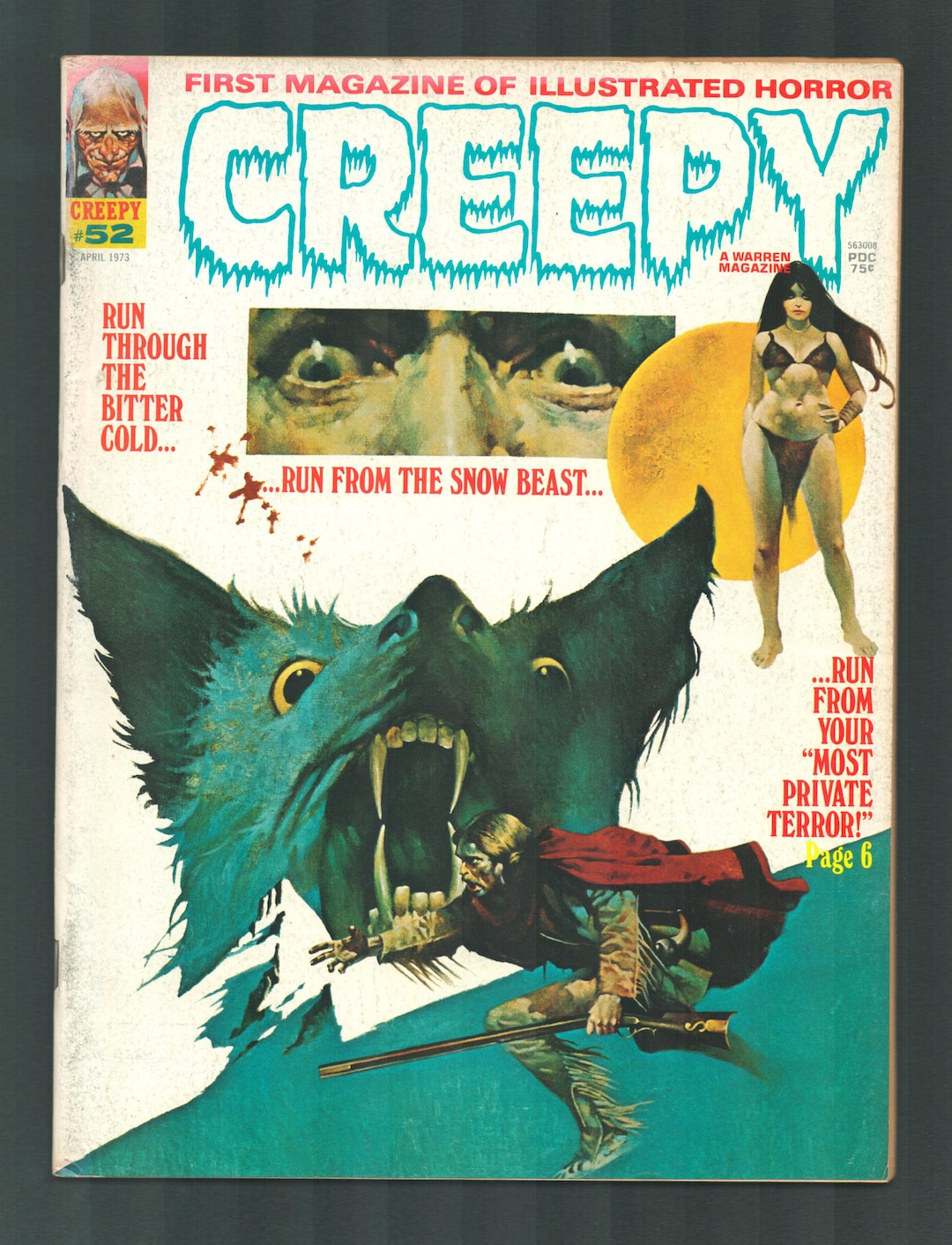 Creepy No 52 Apr 1973 Warren Horror Comic - Etsy