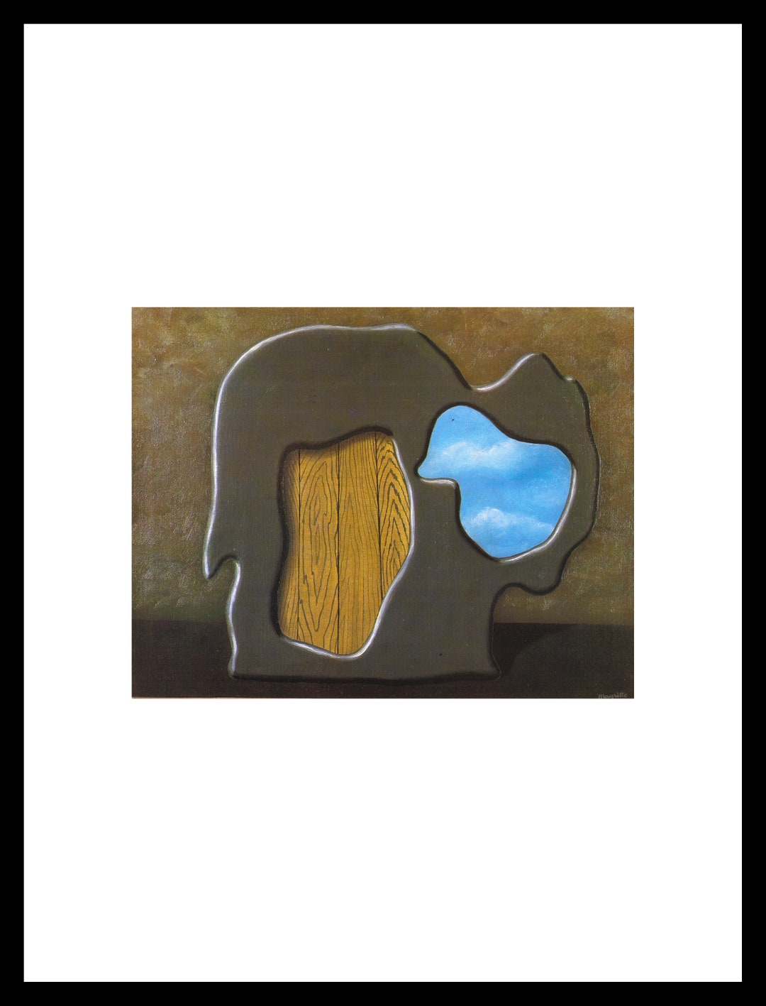 Rene Magritte La Saison De Voyages 1927 Original Tear Sheet Window ...