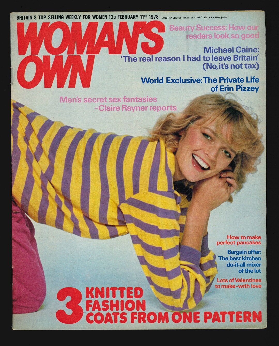 Woman's Own Feb 11 1978 Original British Vintage Weekly Women Magazine ...