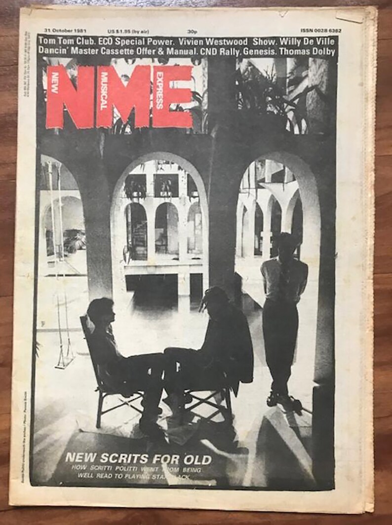 NME Magazine 31 October 1981 Original Music Reading Magazine - Etsy