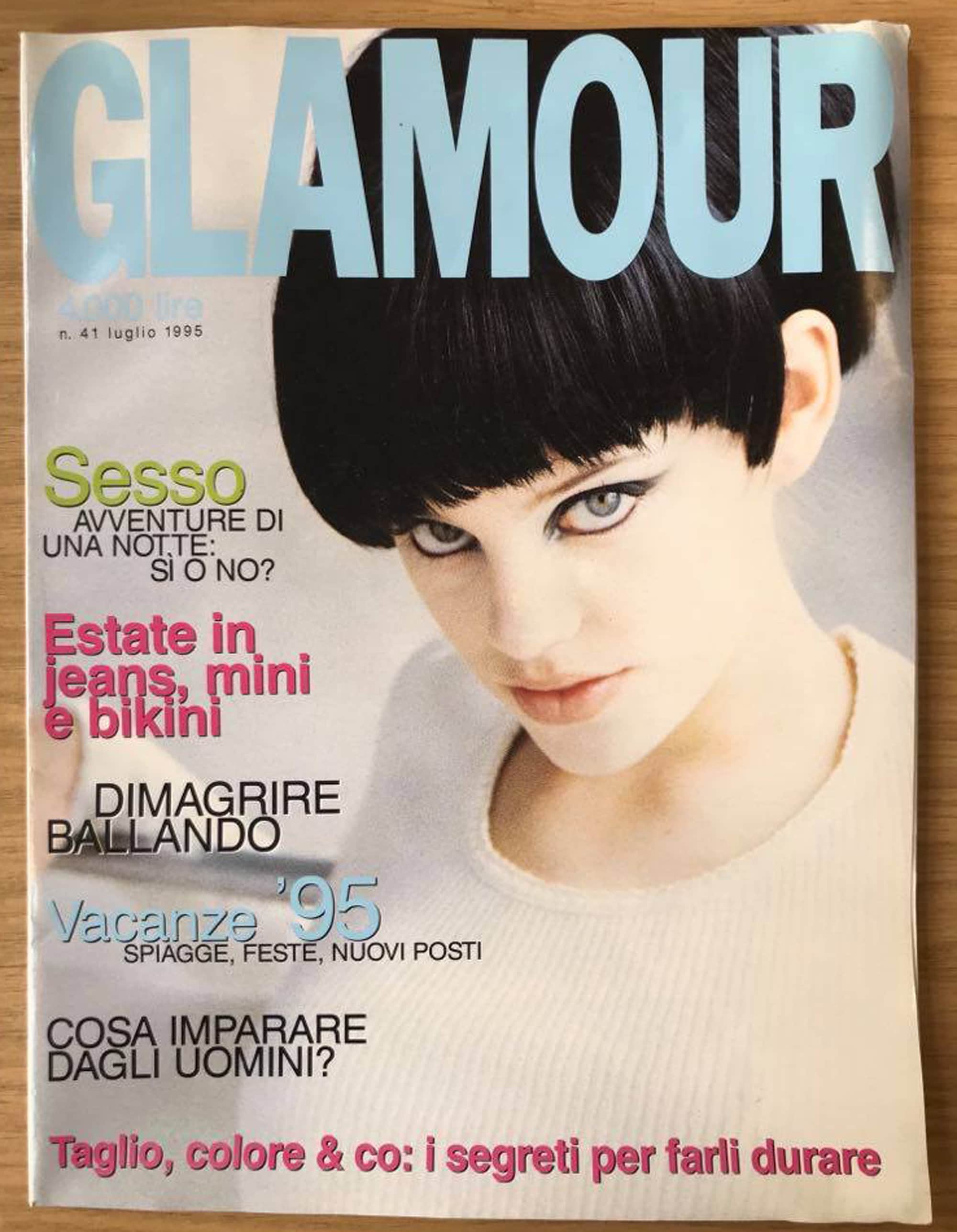 Glamour Italian No 41 July 1995 Original Vintage Fashion - Etsy New Zealand