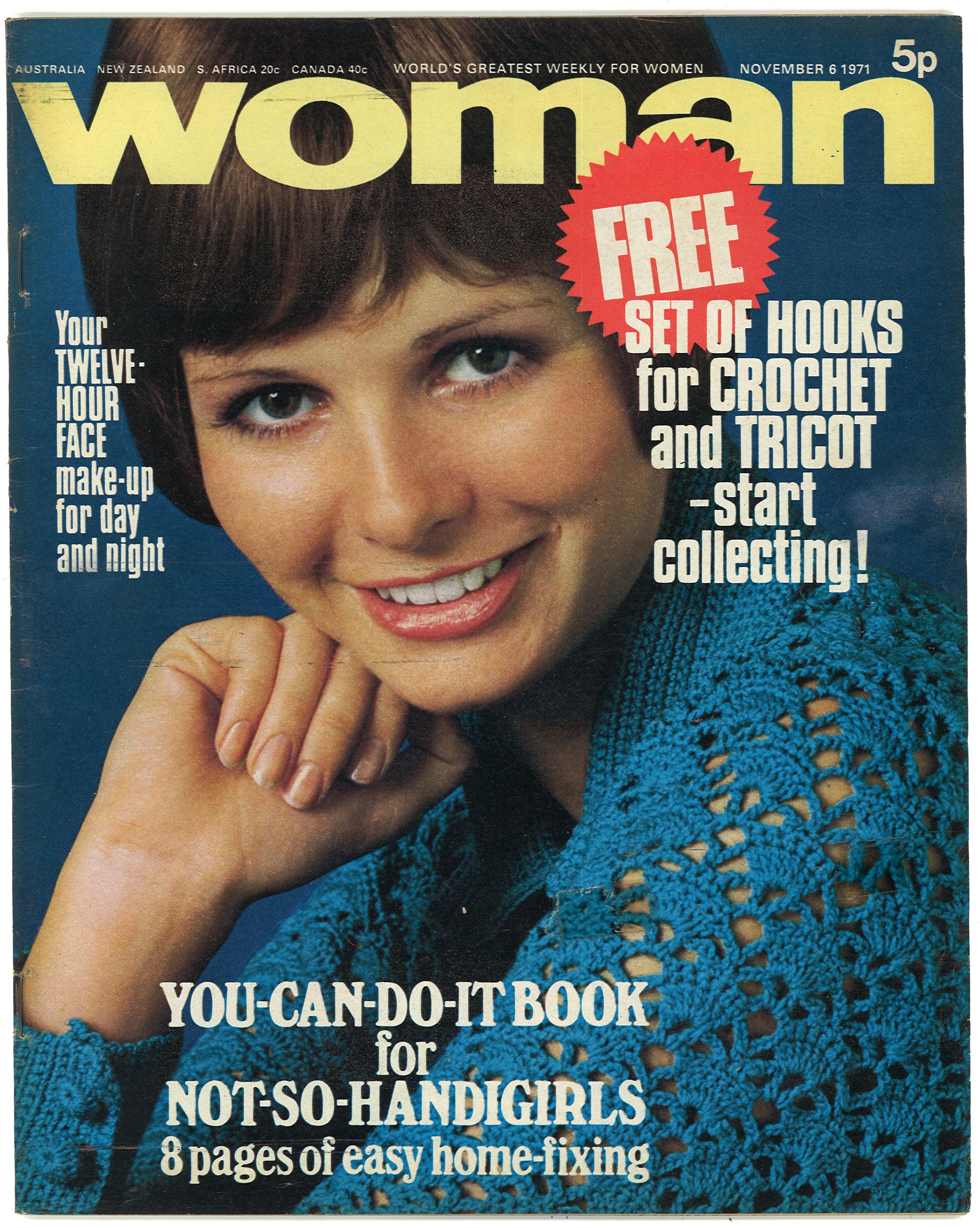 Woman UK Nov 6 1971 Original British Vintage Weekly Women - Etsy UK