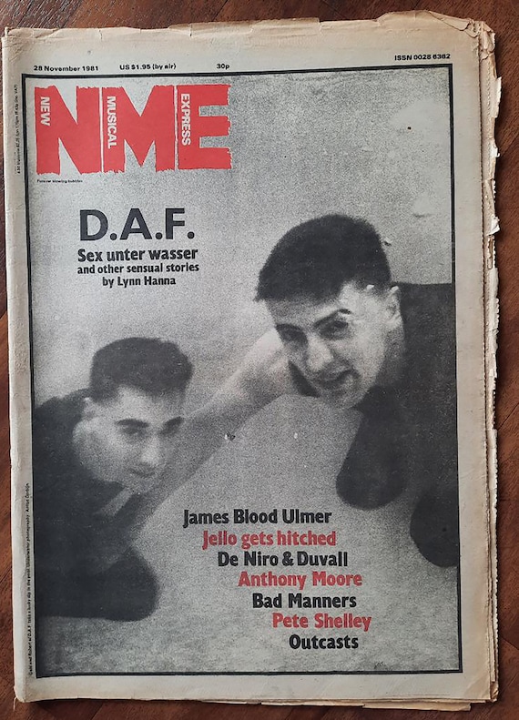 NME UK Nov 28 1981 Original Music Reading Magazine 41st - Etsy