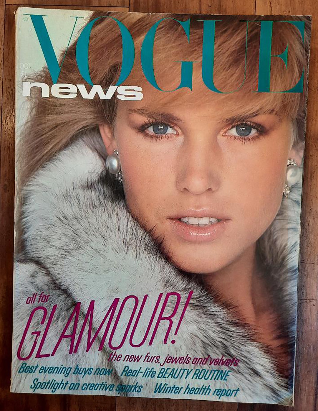 Vogue UK October 1981 British Original Vintage Fashion Magazine Gift ...