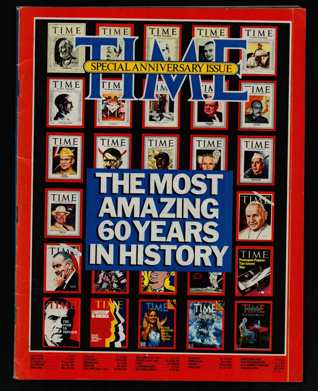 Time Magazine Vol 122 No 15 1983 the Most Amazing 60 Years in History ...