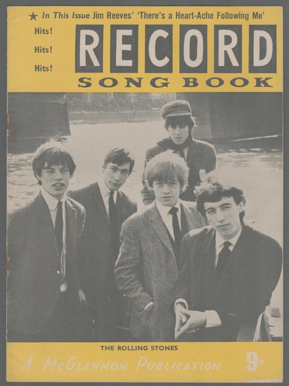 The Rolling Stones Record Song Book 1964 Original Music - Etsy